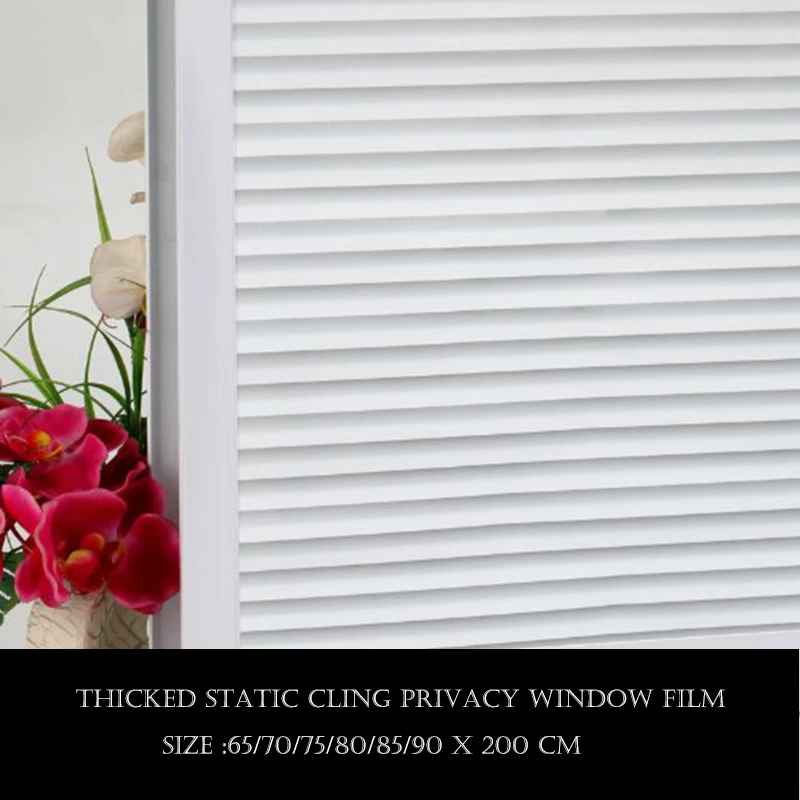 Shades Privacy Window Fim Non Adhesive Frosted Static Cling Glass Film