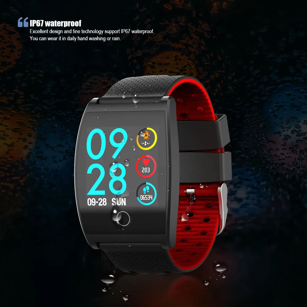Discount This Month VERYFiTEK QS05 Smart Wristband Watch Blood Pressure Oxygen Smart Band ...