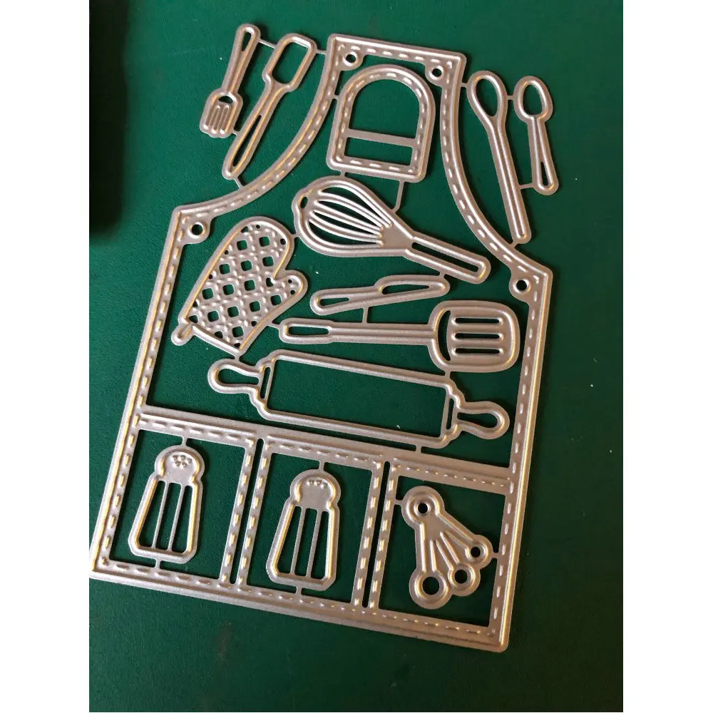Kitchen Apron Dies Metal Cutting Dies for DIY Cards Making Scrapbooking ...