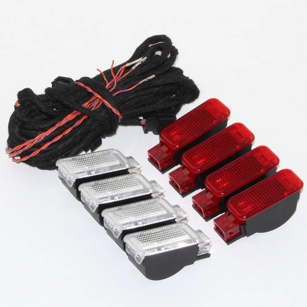 8pcs Door Warning Light Set For A3 A4 A5 A6 Allroad Quattro 7 8 Q3 Q5 ...