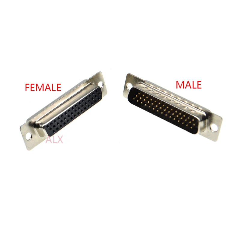 2PCS DB44 female MALE PCB Mount serial port CONNECTOR Solder Type D-Sub ...