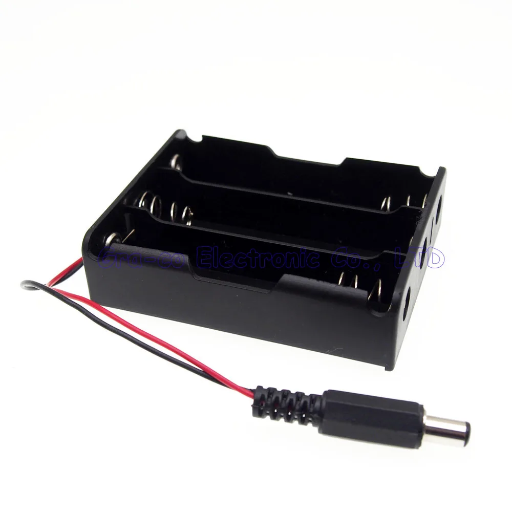 10pcs 3 Pack 18650 Battery Holder 3 X 3.7v 18650 Battery Storage Box ...
