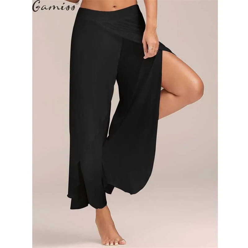Buy Gamiss Casual Summer Pants 2017 Women Fashion Wide