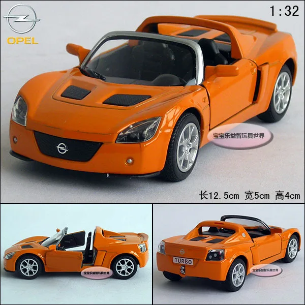 High quality car model Soft world kinsmart opel 2003 speedster turbo G ...