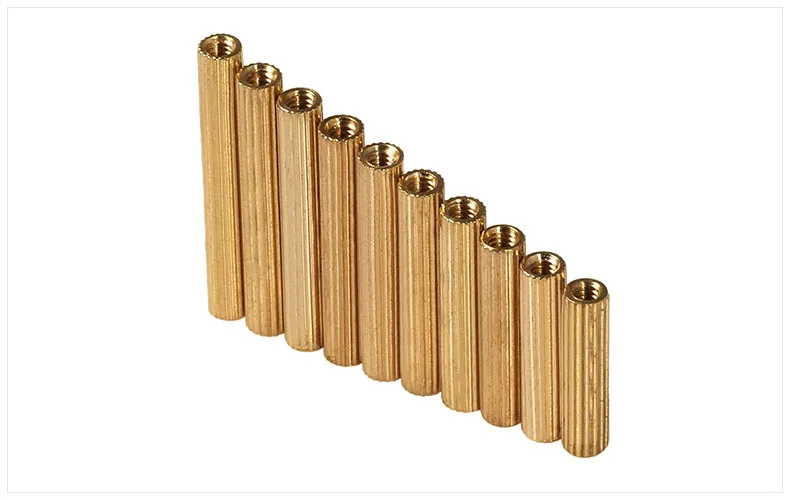 Double-pass-copper-pillar-round-screw-threaIsolation-column-M2-copper ...