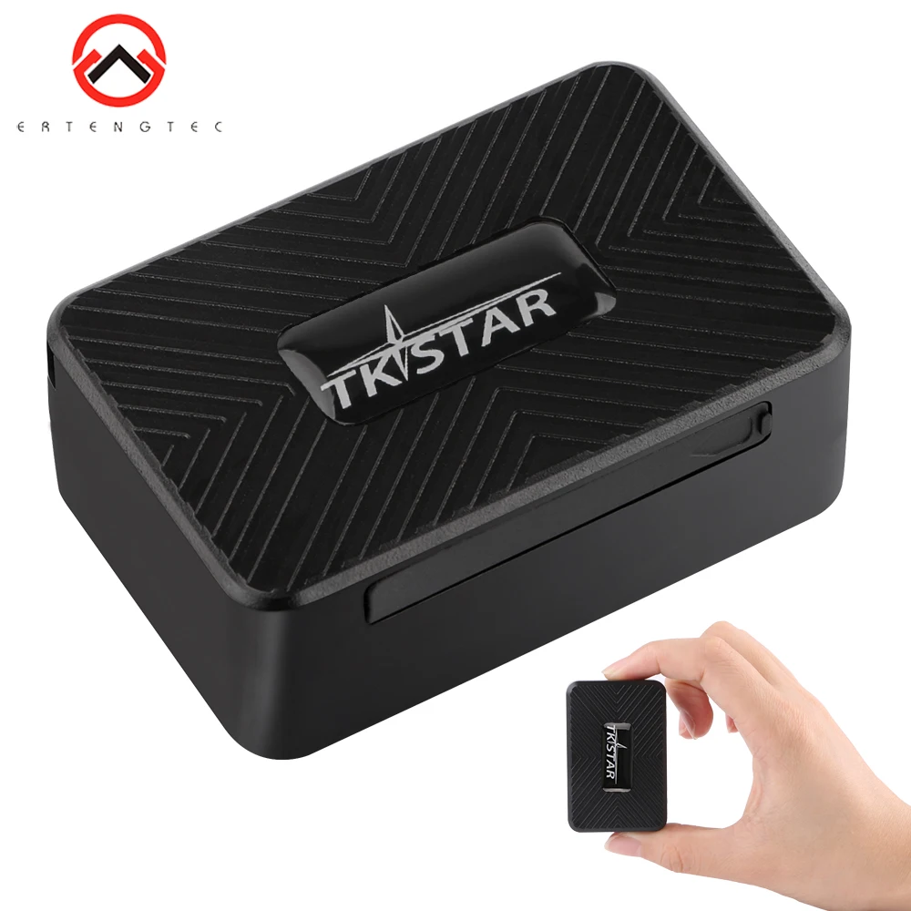 Tkstar mini rastreador gps automotivo magnético, à prova d'água, localizador de voz, 25 dias de ...