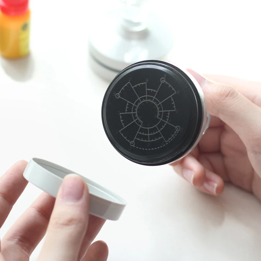 Round Photosensitive Time Seal Scrapbooking Decor Stamp Diary Paper ...