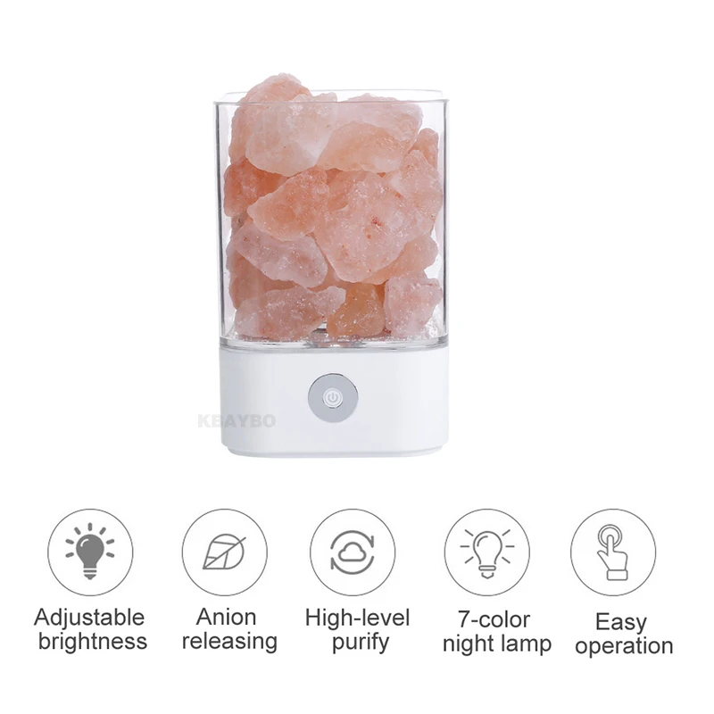 Buying Guide USB Rechargeable Salt Lamp Himalayan Crystal Salt Lamp ...