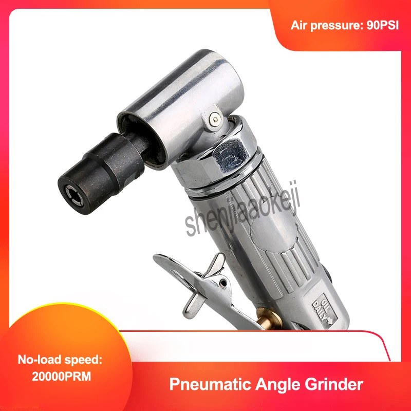New 1pc 6mm Mini Angle Polishing Machine Pneumatic Angle Grinder 90 ...