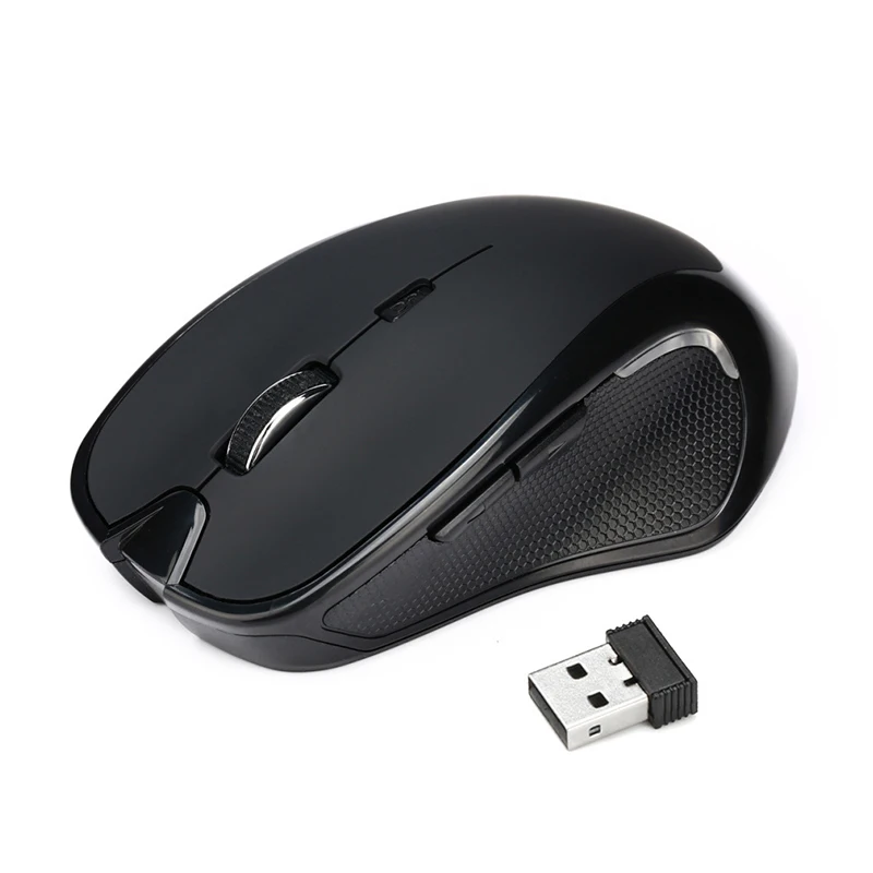 2.4G Wireless Portable Mobile Mouse Optical Mice with USB Receiver ...