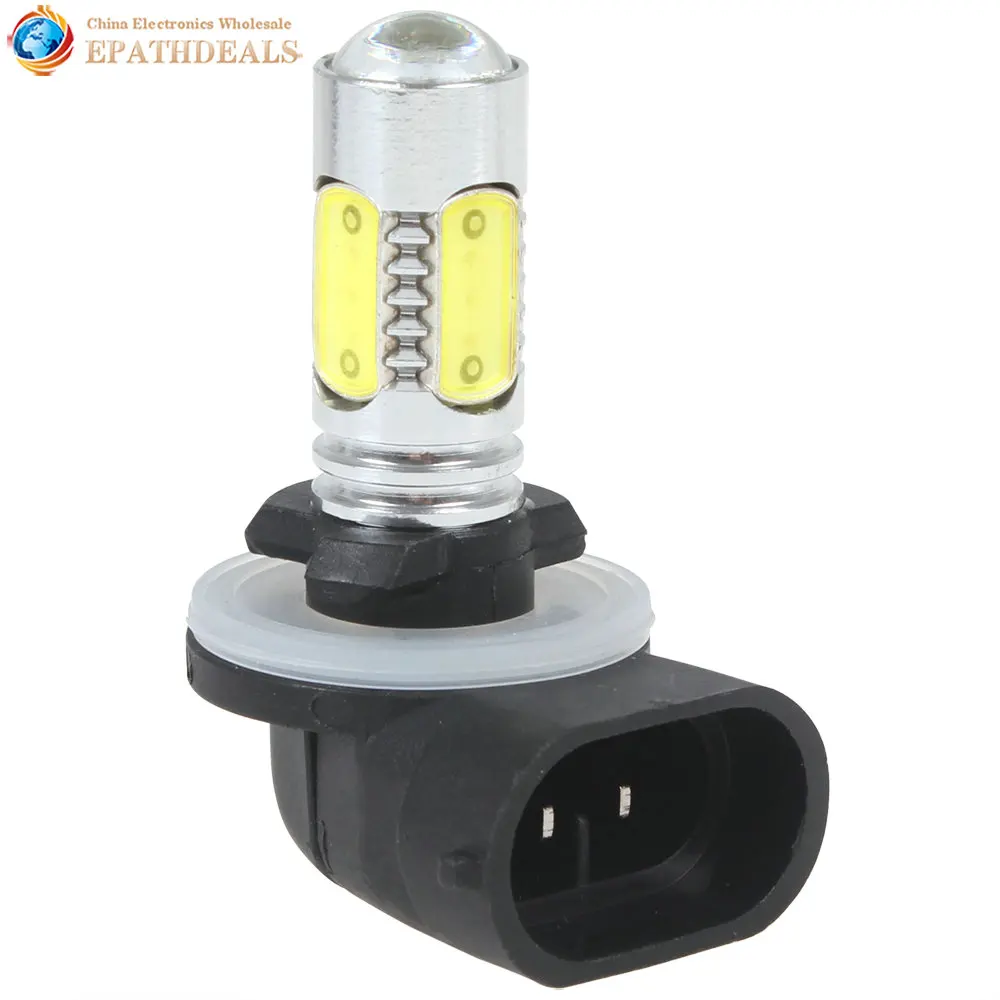 H27 881 12V 7.5W White SMD LED High Power Auto Car Fog Light Lamp Bulb ...