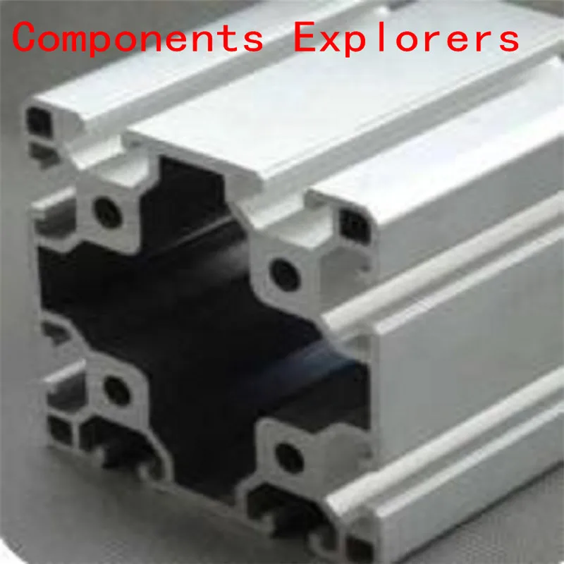 Arbitrary Cutting 1000mm 8080 Aluminum Extrusion Profile,Silvery Color ...