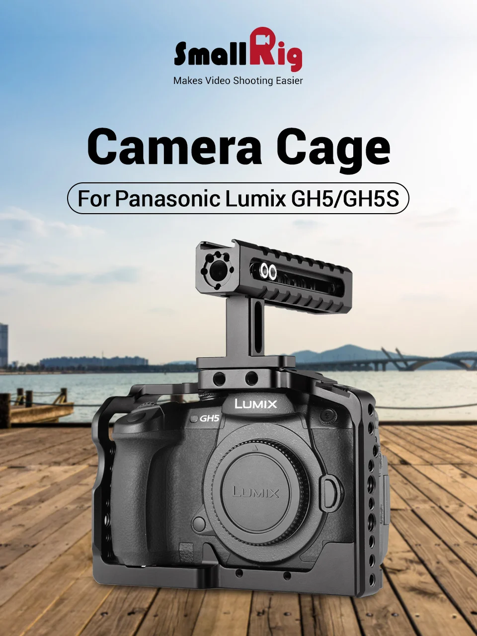 SmallRig для Panasonic Lumix GH5/GH5S клетка с верхней ручкой рукоятки ...