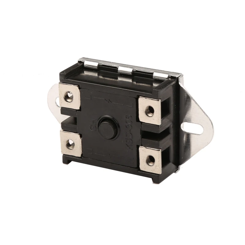 95 celsius 250V 60A KSD306 Rectangle Normally Closed Thermostat ...