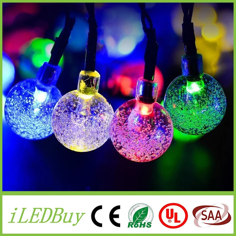 Solar Lights Outdoor Indoor Powered 6M Light 30 LED String Fairy ...