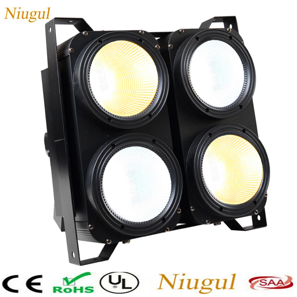 Luz LED COB de 4x100W/4 ojos 400W, luces LED para público/blanco frío ...