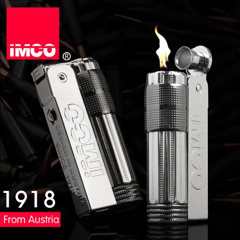 Genuine IMCO 6700 Stainless Steel Gasoline Petrol Lighters Black ...