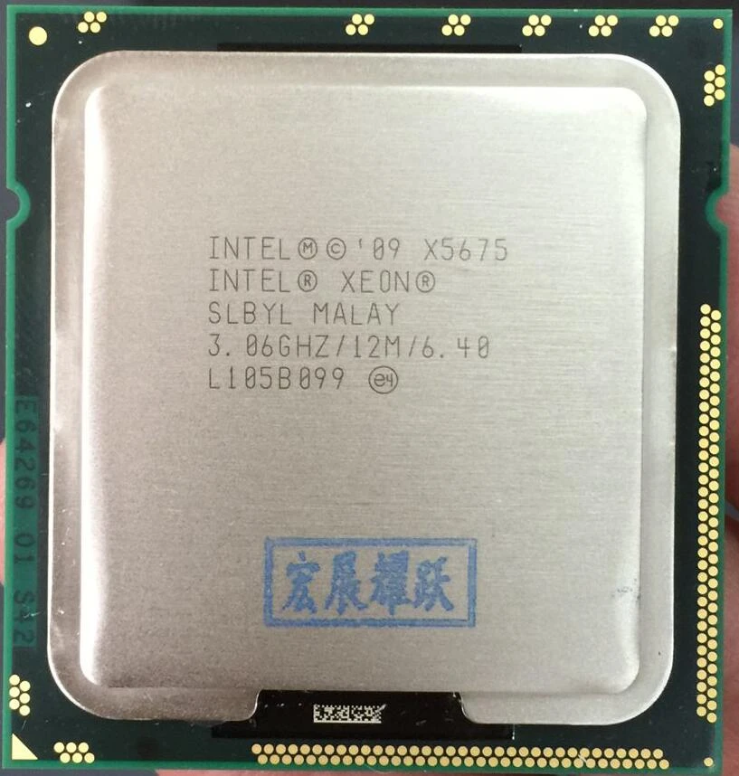 Intel Xeon Processor X5675 (12m Cache, 3.06 Ghz, 6.40 Gt/s Intel Qpi ...