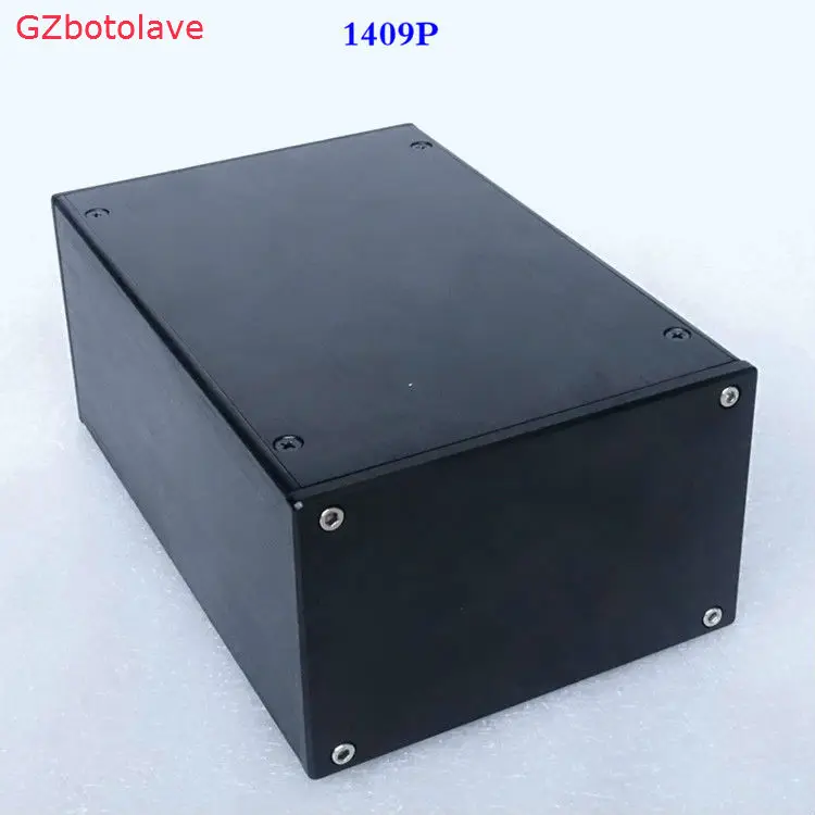 BZ1409P-Black-Full-Aluminum-Chassis-Mini-Amplifier-Enclosure-Isolate ...
