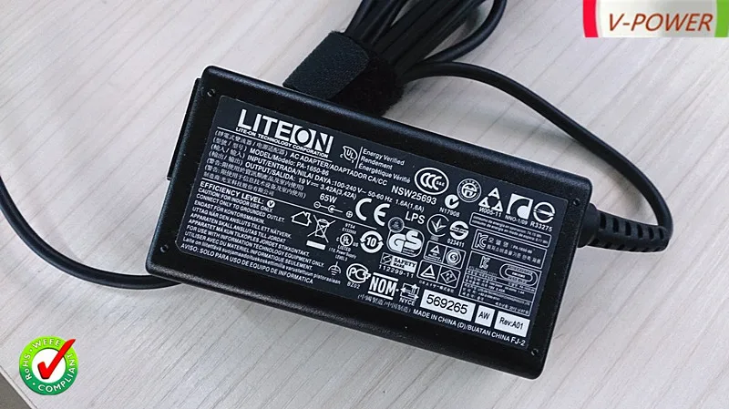 Genuine Liteon AC Adapter Charger For Acer PA 1650 86 AP.06503.031 ...