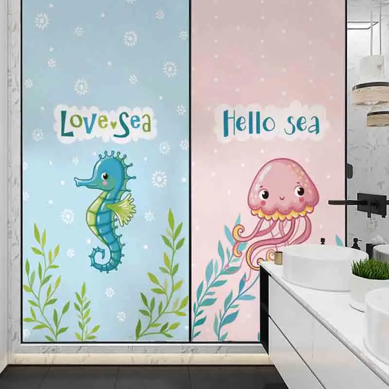 Custom size childhood memory window stickers Translucent opaque glass ...