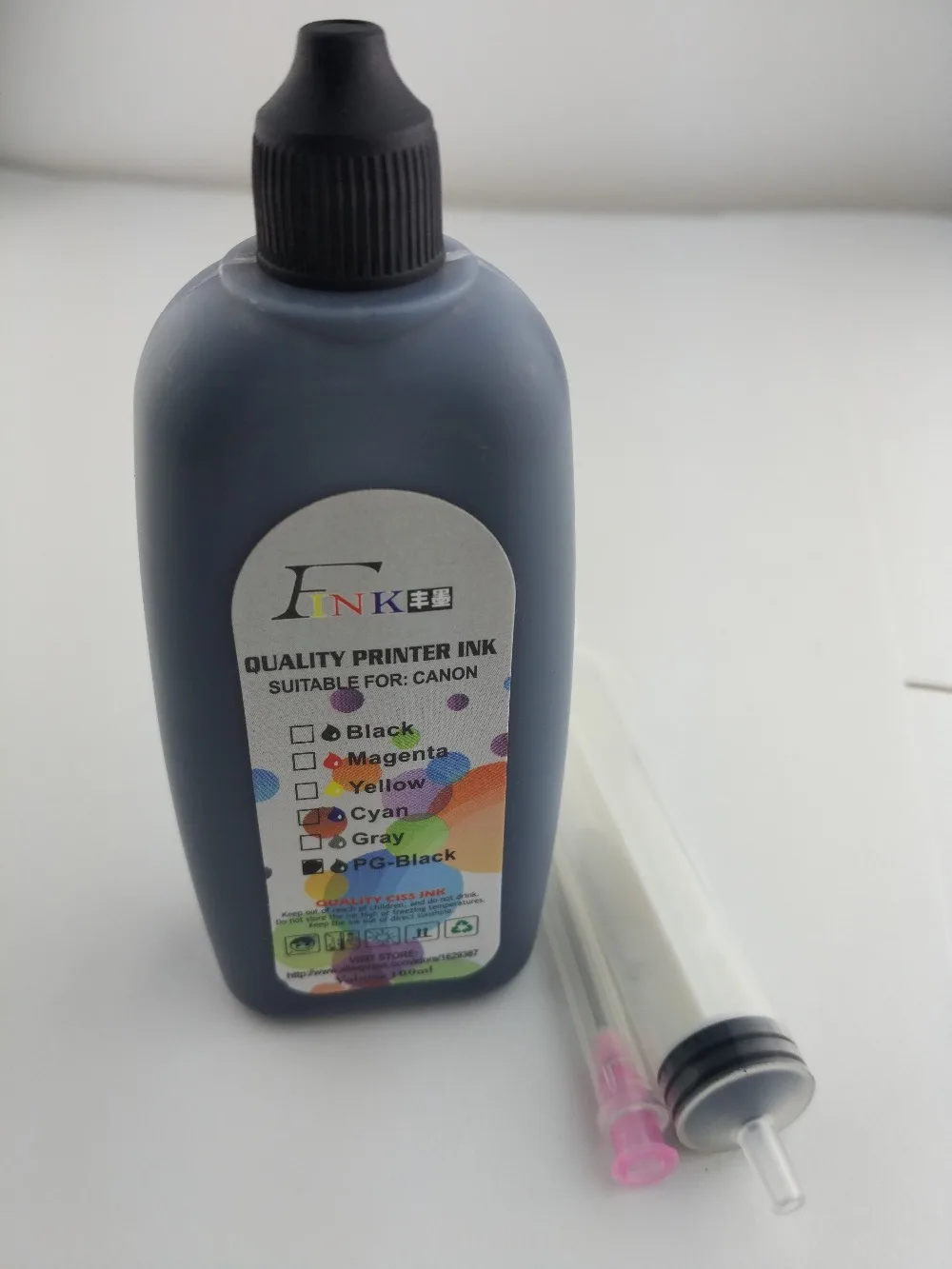 100ML Pigment ink For all Canon Pixma printers, PGBK Quality ink and ...