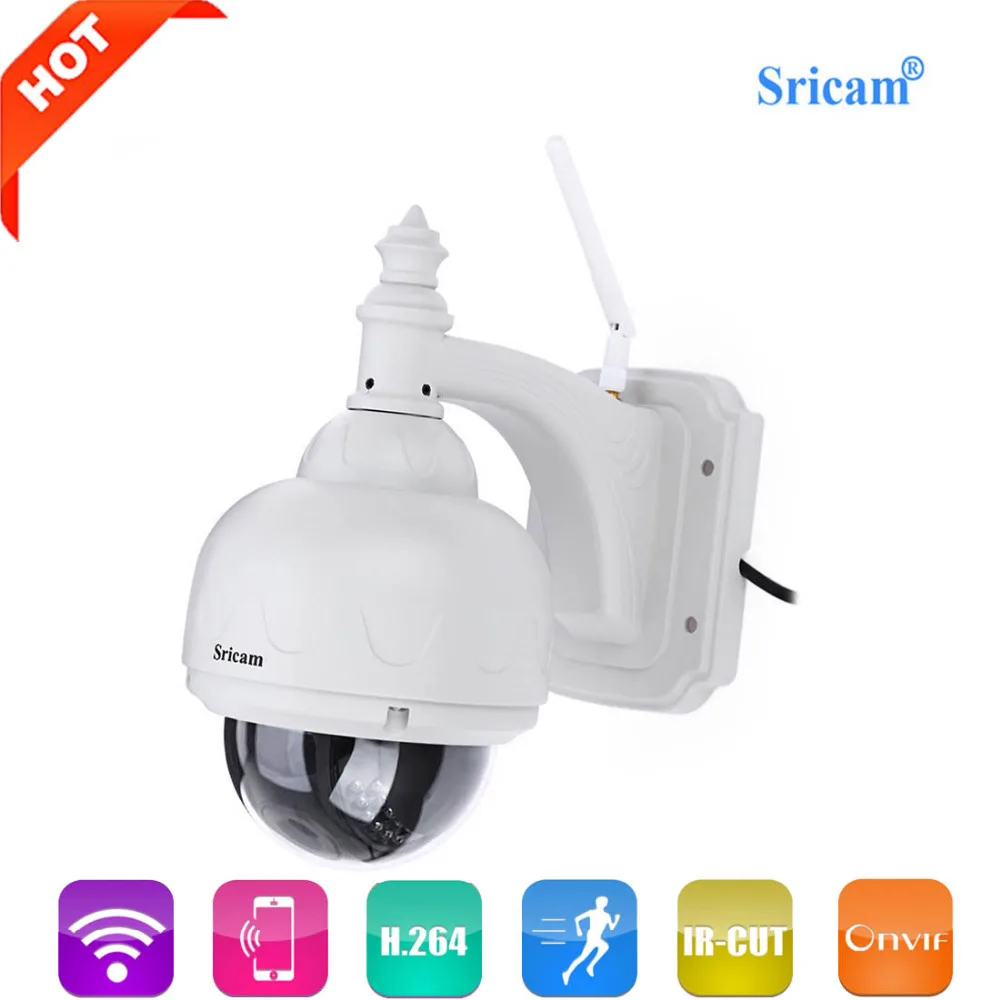Sricam SP015 Wifi cámara IP inalámbrica de 720 p HD CCTV vigilancia inalámbrica IR seguridad ...