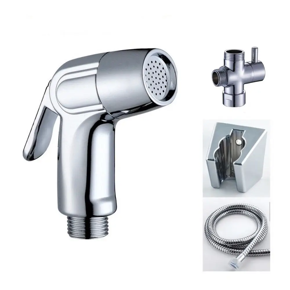 Brass 7 8t Adapter Abs Handheld Bidet Toilet Shattaf Kit Sprayer Wall