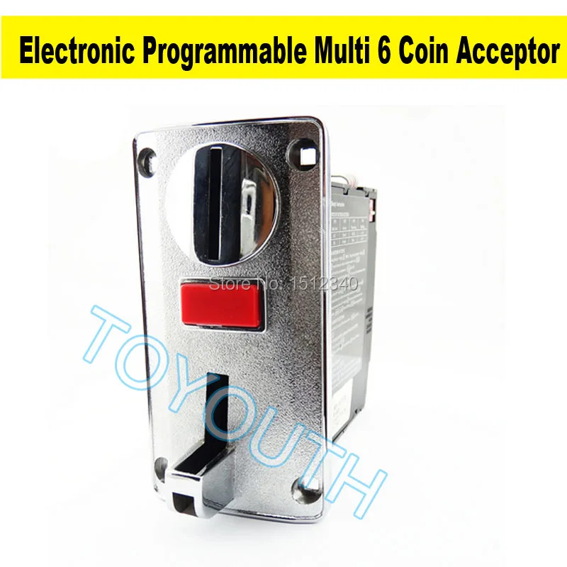 6 coin types DG600F multi Coin Acceptor Validator Reader Selector ...