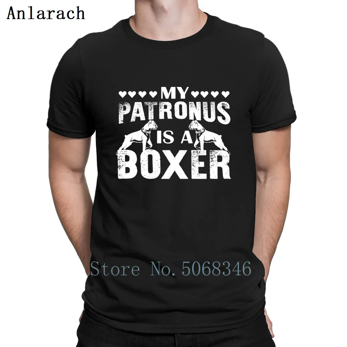 My Patronus Is A Boxer T Shirt Crazy Spring Autumn Customized Short ...