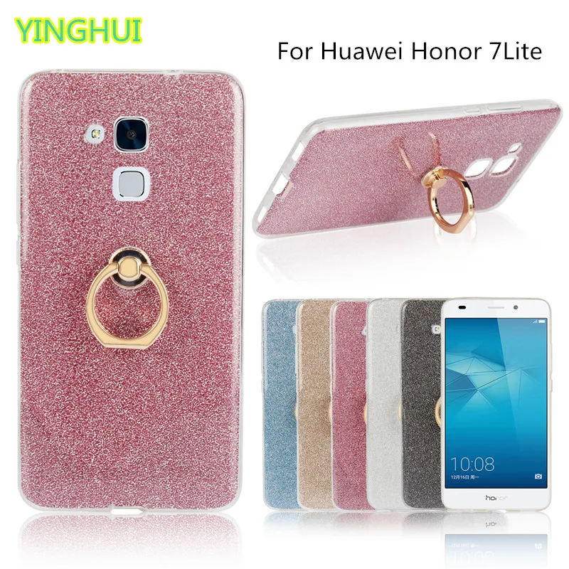 Huawei Honor 7 Lite Case Flash powder 3D Relief Phone Case For Huawei ...