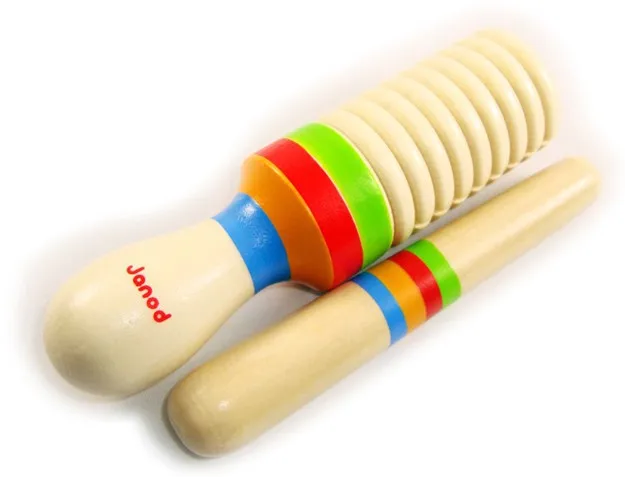 candice guo! Funny baby wooden toy instrument sound tube straight early ...