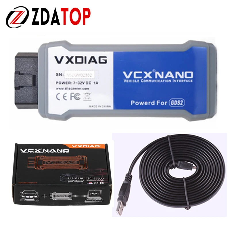 2018 VXDIAG VCX NANO for GM/OPEL Wifi Version GDS2 Diagnostic Tool ...