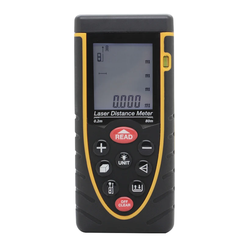 80m rangfinder electronic volume measurer laser level meter laser ...