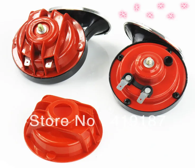 2013 hotting!Horn Universal Car Horns 12V power No Arc High Low ...