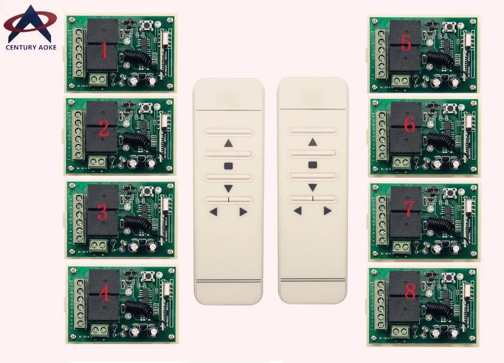 Dc12v Intelligent Digital Rf Wireless Remote Control Switch System And ...