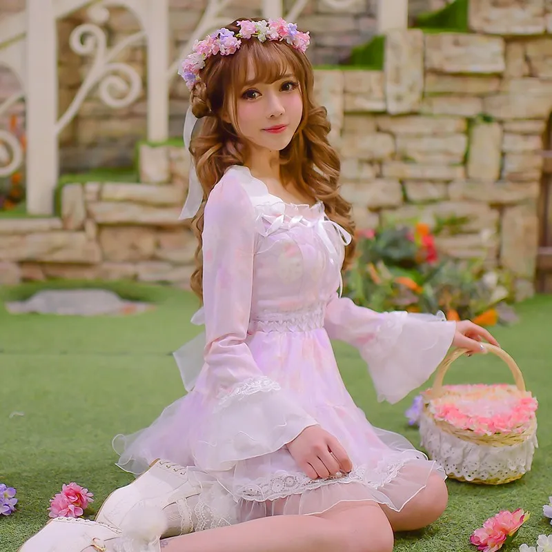 Princess sweet lolita dress Candy rain original 2016 new spring sweet ...