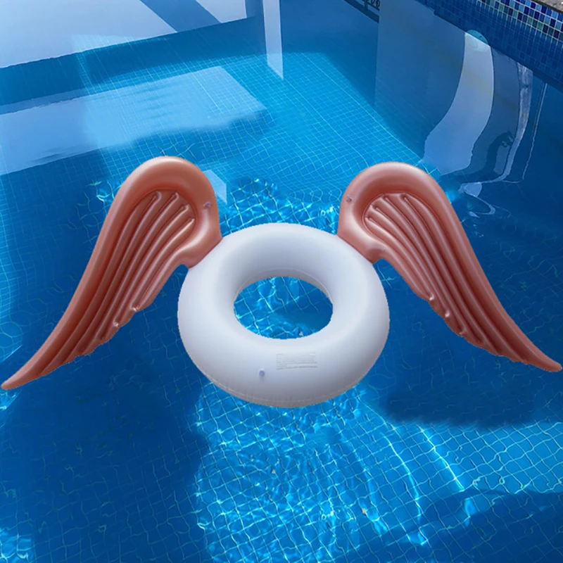INS HOT Swimming for Adult Ring Angel Wings Summer Inflatable Circle ...