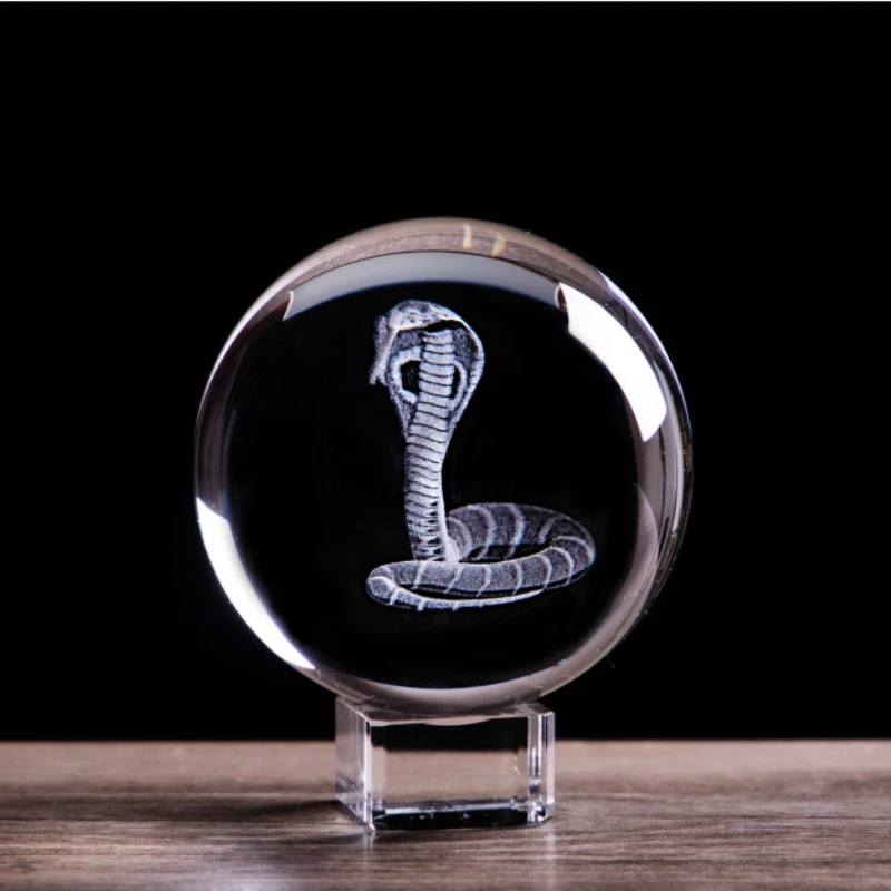Snake Figurines | Crystal Ball | Ornaments | Figurines Miniatures ...
