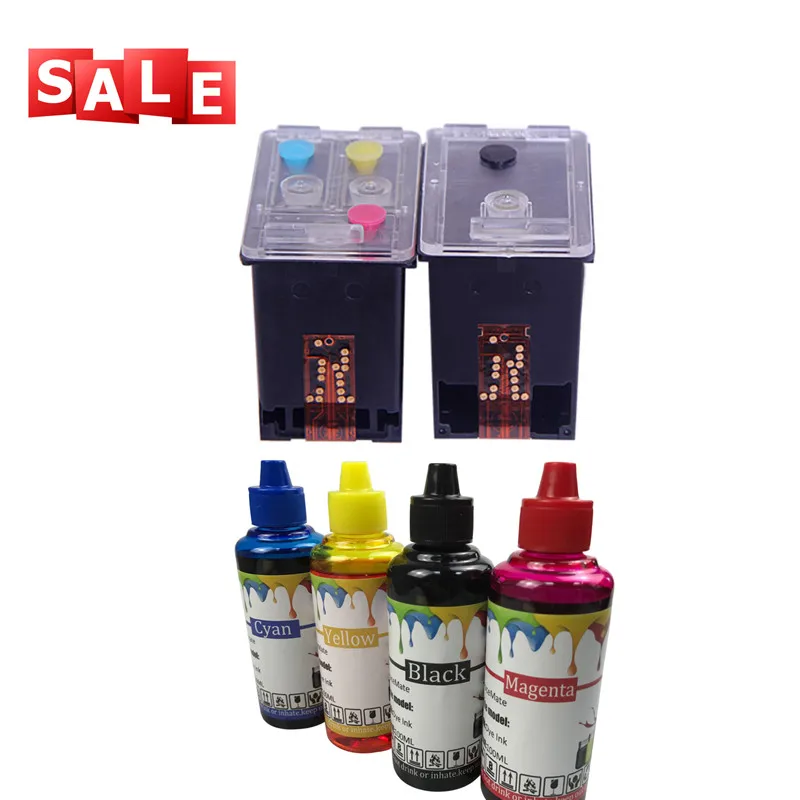 Economic energy kit Refillable Ink Cartridge + 400 ML ink Replace for ...