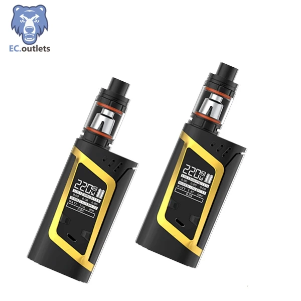 Original Smok Kit Alien Alien 220 W Caixa Mod com 3 ml TFV8 Bebê Tanque ...