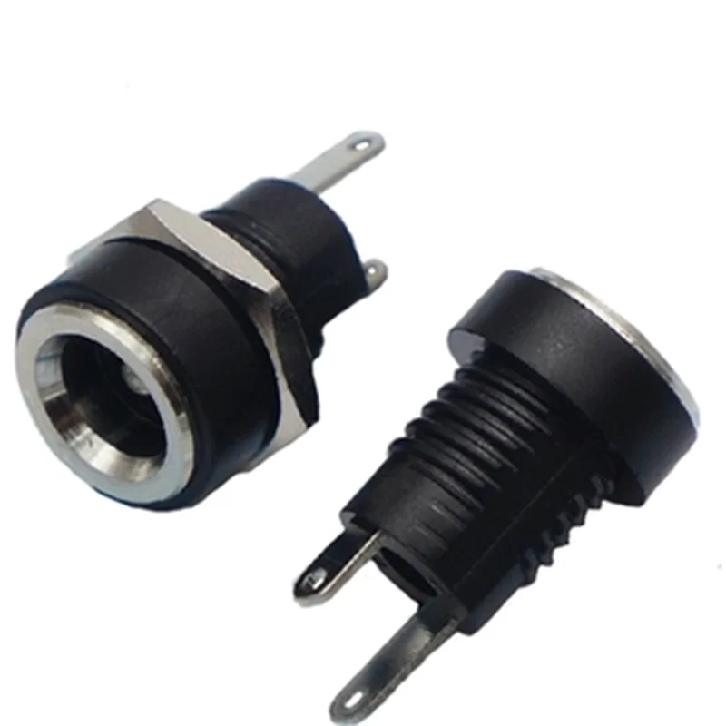 DC Power Socket DC Block DC 022B 2 Pin Wire With Nut 5.5X2.5|dc power ...