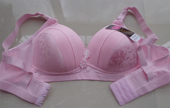 32 34 36 38 40 42 B C D Cup Bra Extra Large Cup Thin Wireless Underwear Bra Rough Shoulder Strap