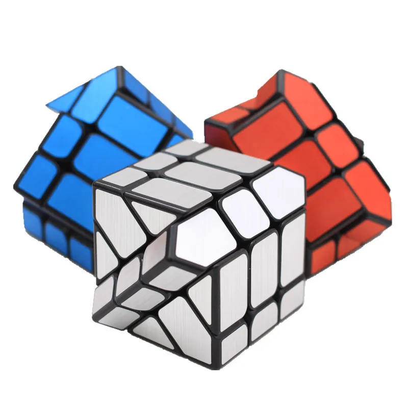 YJ 57mm Magic Cubes Twisted Magic Cube Fisher Cube Axis cube Mirror ...