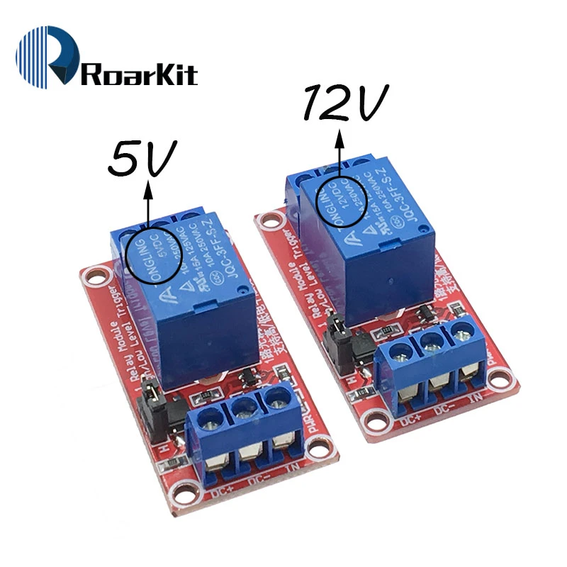 One 1 Channel 5V / 12V Relay Module Board Shield with Optocoupler ...