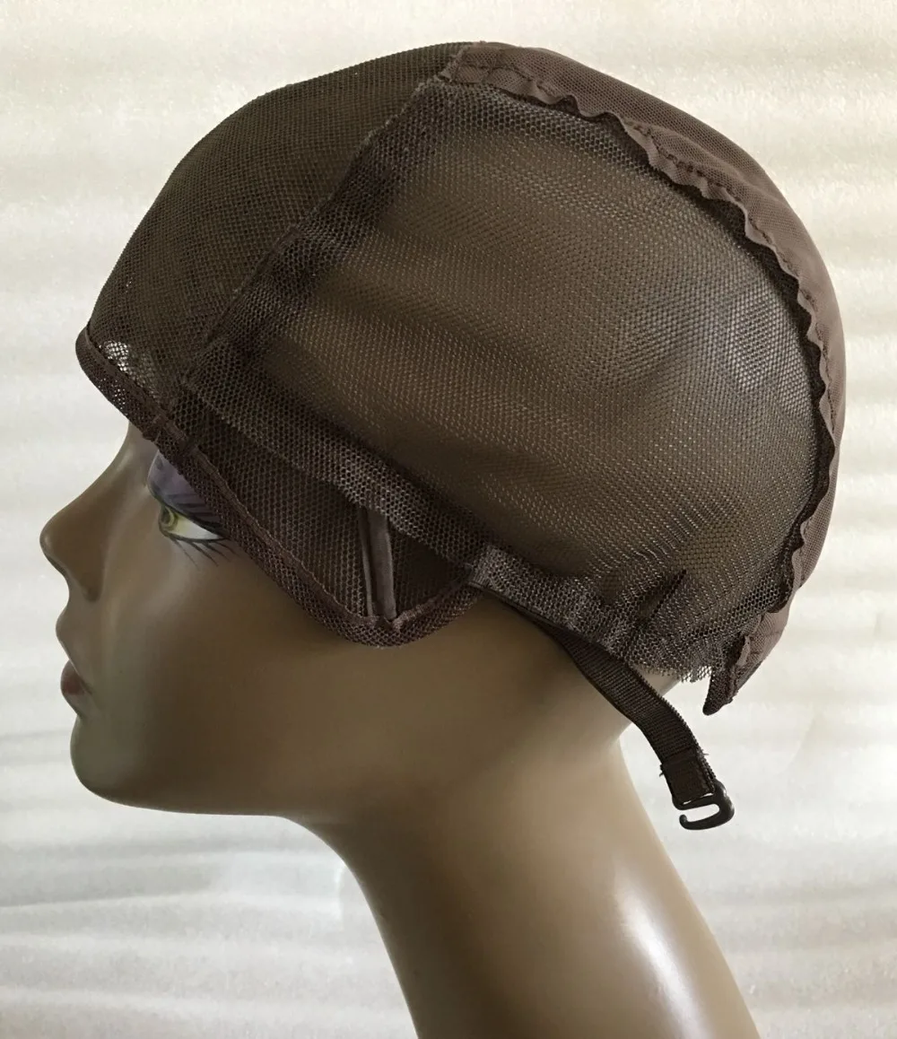 5 PCS Lot Dark Brown Quality Wig Making Cap Medium Wig Caps With 5 PCS Lot Dark Brown Quality Wig Making Cap Medium Wig Caps With