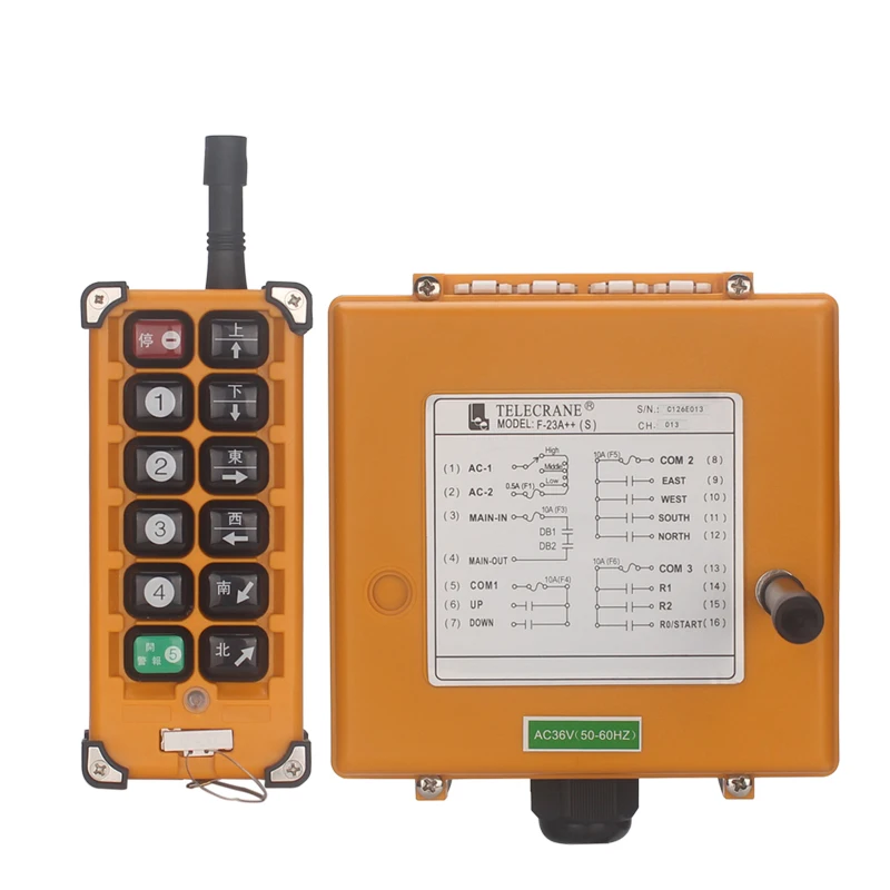 shthde AC 220V 380V 36V Industrial remote controller Hoist Crane ... shthde AC 220V 380V 36V Industrial remote controller Hoist Crane ...