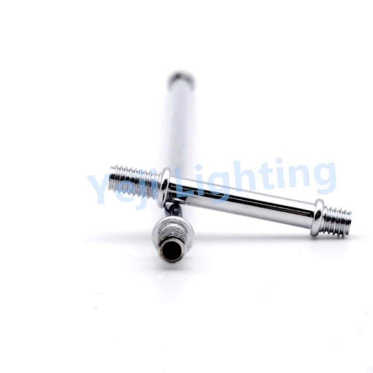 M6 Both Side Iron Threaded Tube Male Thread Pipe For Retro Lamp Holder ...