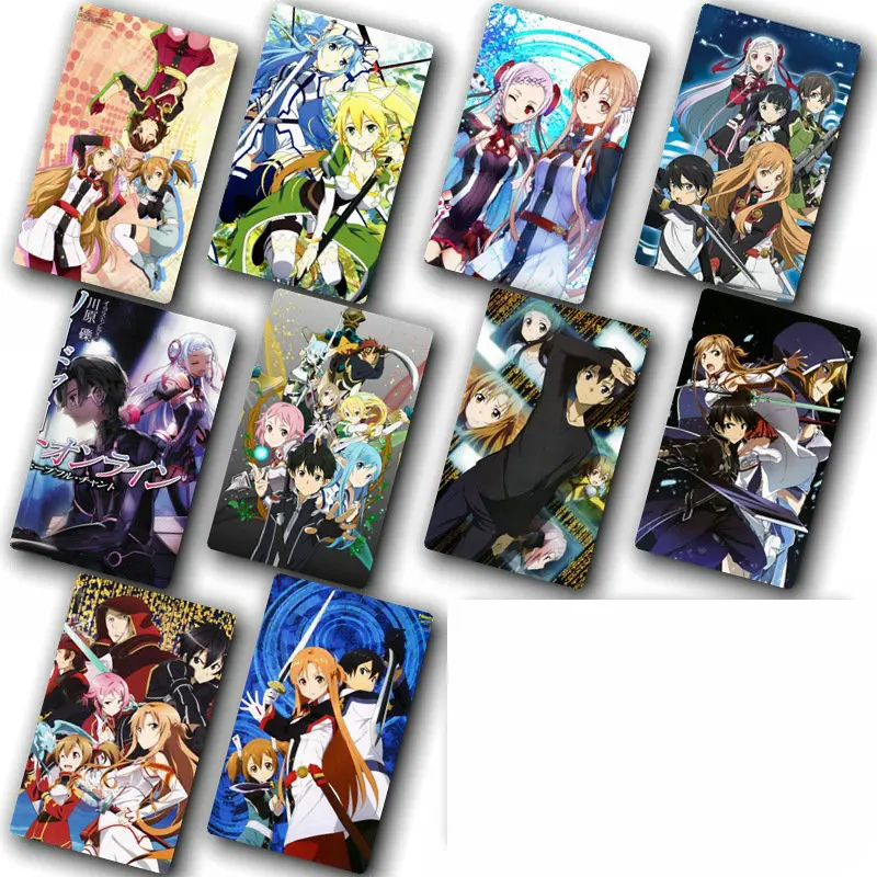 Sword Art Online Sticker 100pcs Different Style Anime Stickers Bus ID ...
