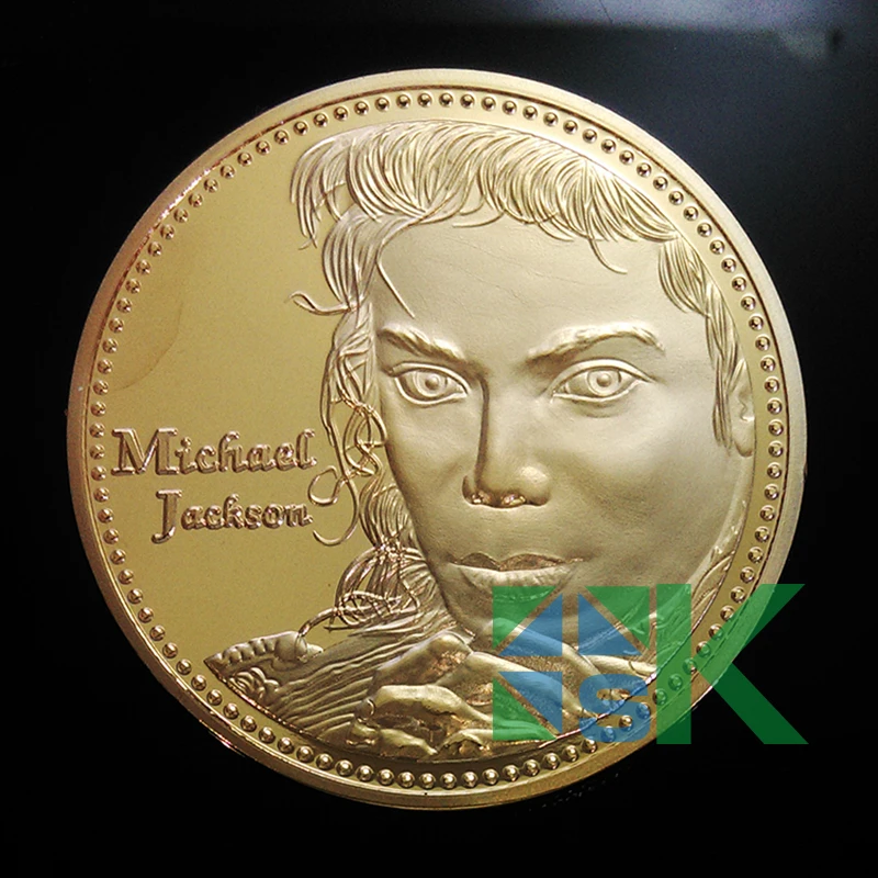 World Famous Star Michael Jackson The King of Pop Silver Plated ...